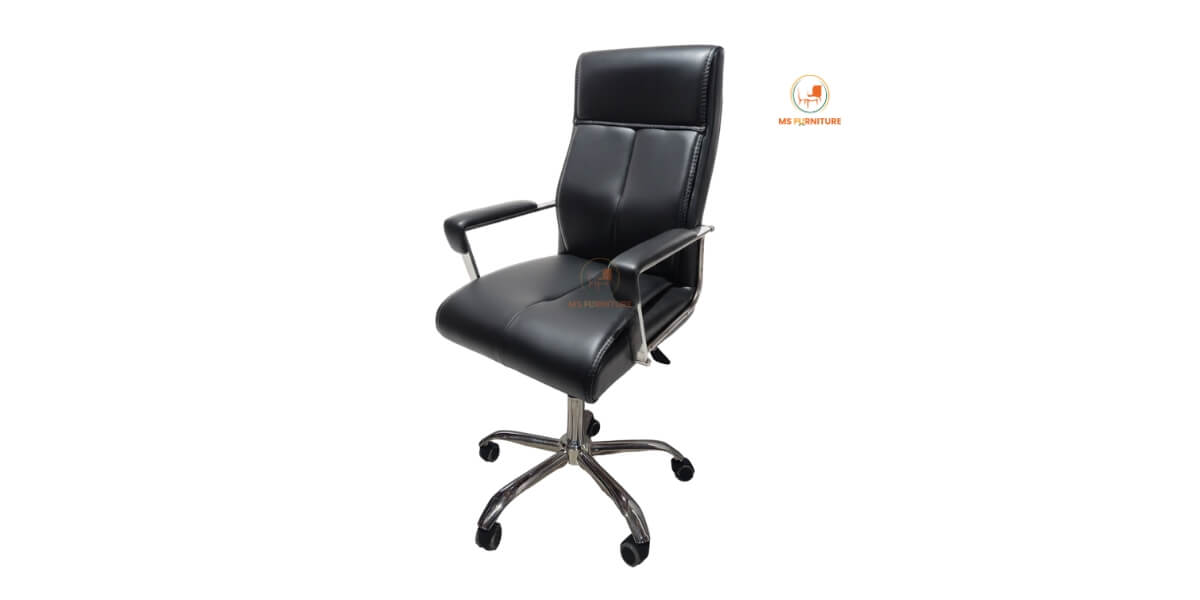 Artificial Leather Ergonomic Swivel Office Chair-M156 | MS Furniture ...